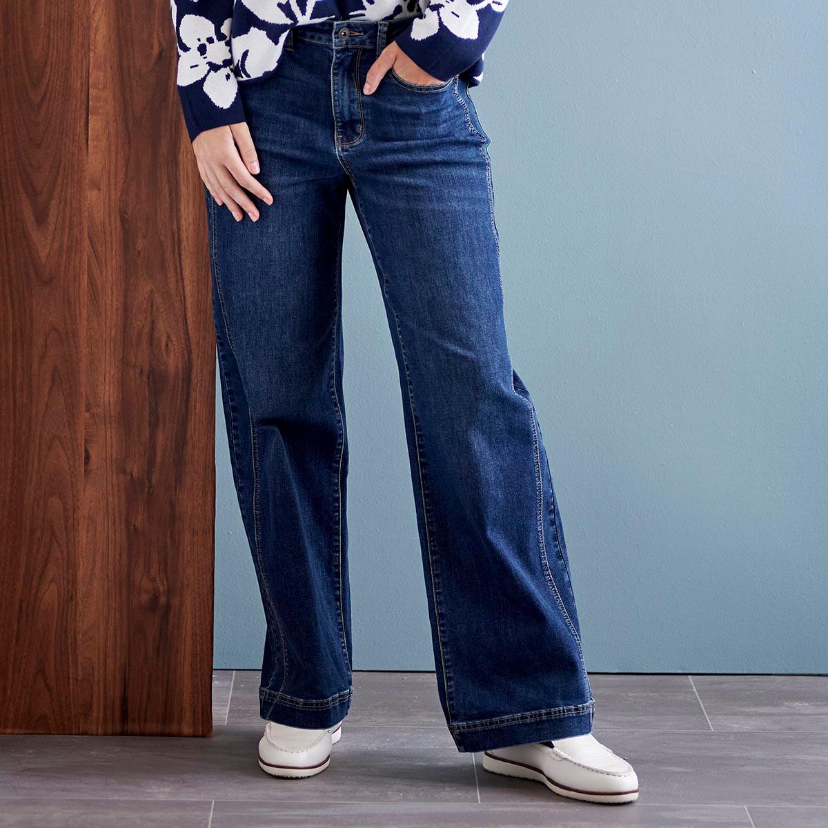 Click here for Petite Architect(R) Wide Leg Denim Jeans prices