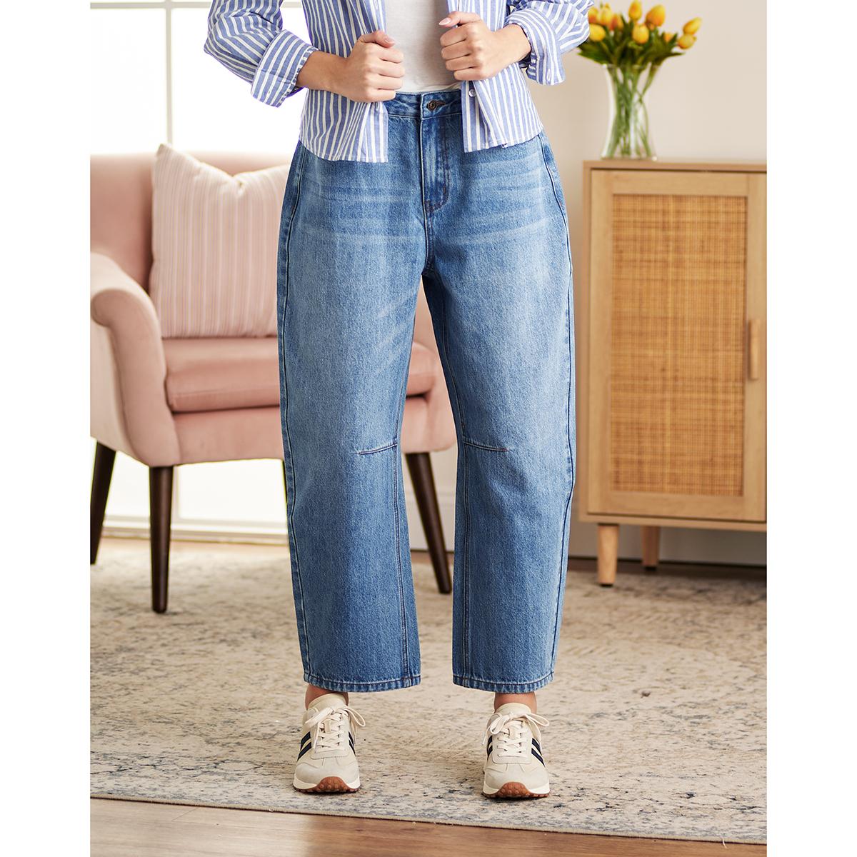 Click here for Petite Architect(R) Barrel Jeans prices