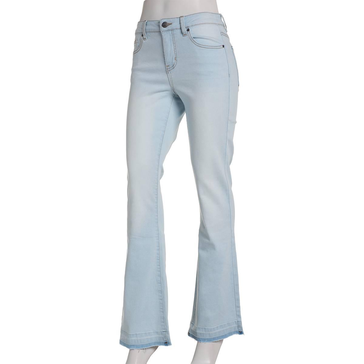 Click here for Womens Denim Bleu Release Hem Bootcut Jeans prices