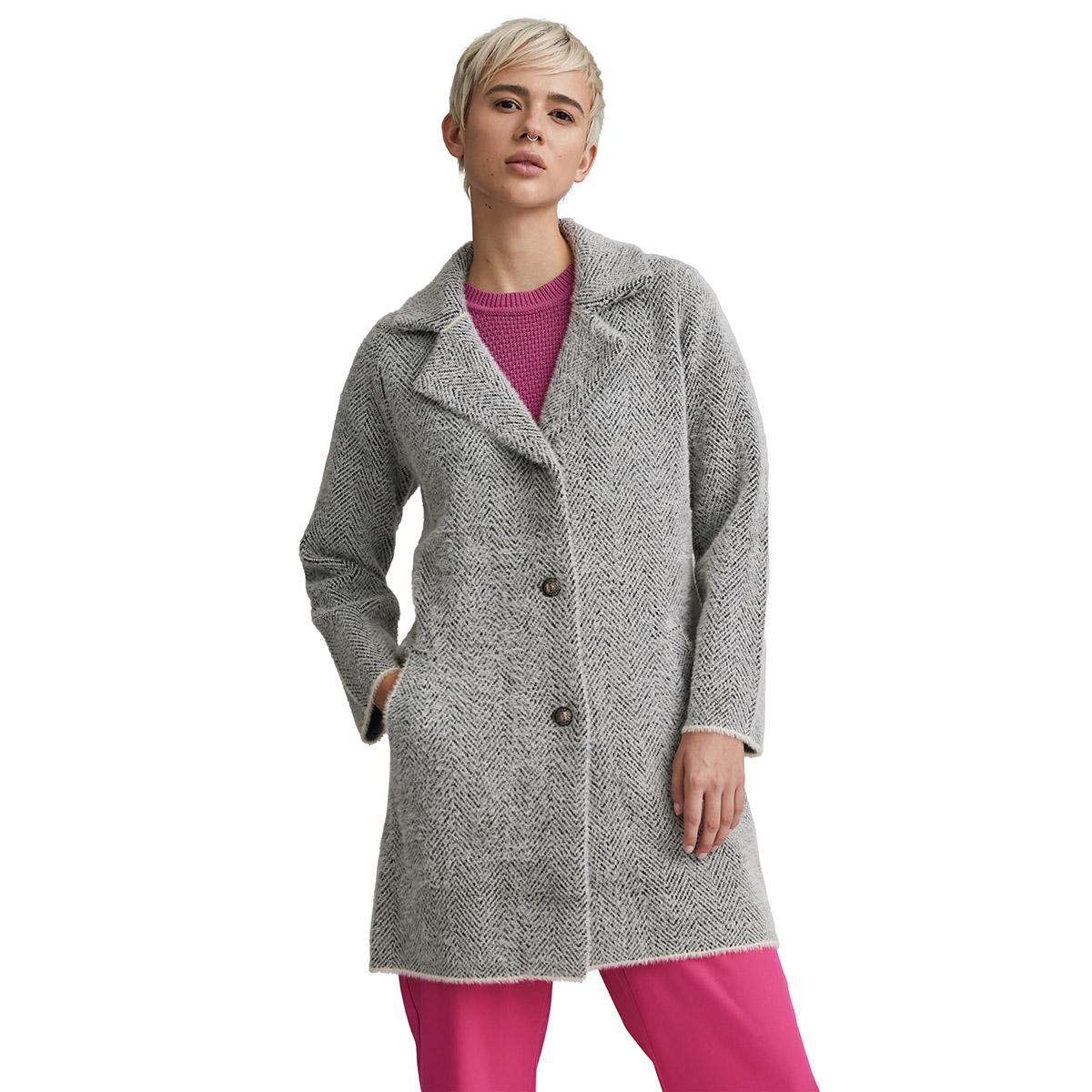 Click here for Womens NVLT Notch Collar Single Breasted Coatigan... prices