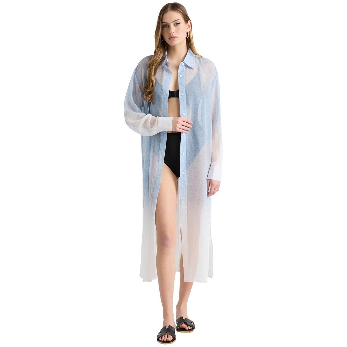 Click here for Womens NVLT Oversize Shirtdress Swim Cover Up prices