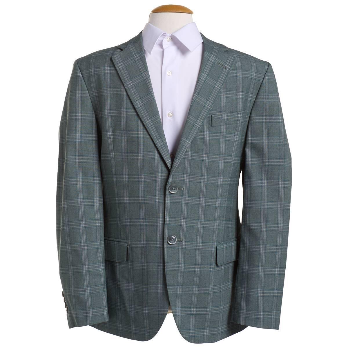 Click here for Mens Nautica Plaid Suit Jacket - Mint prices