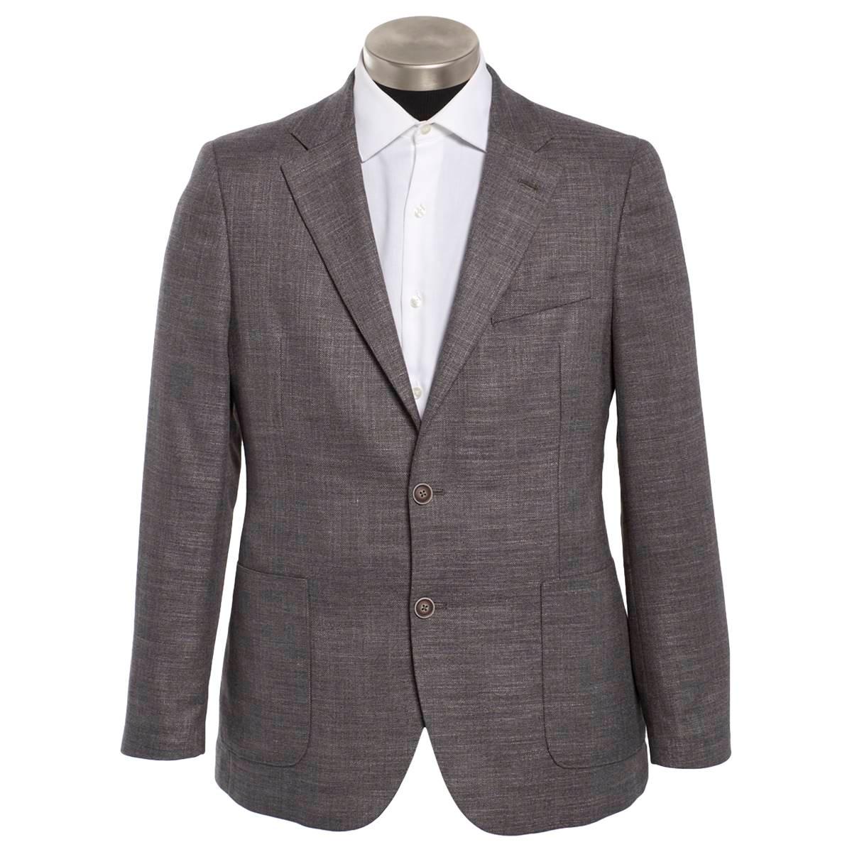 Click here for Mens Nautica Textured Weave Sport Coat - Grey prices