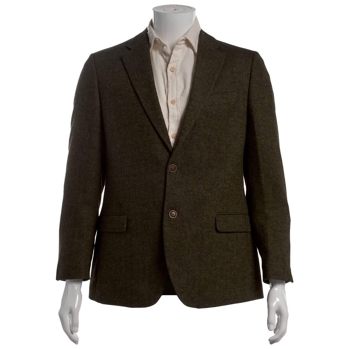 Click here for Mens Nautica Olive Herringbone Suit Jacket prices