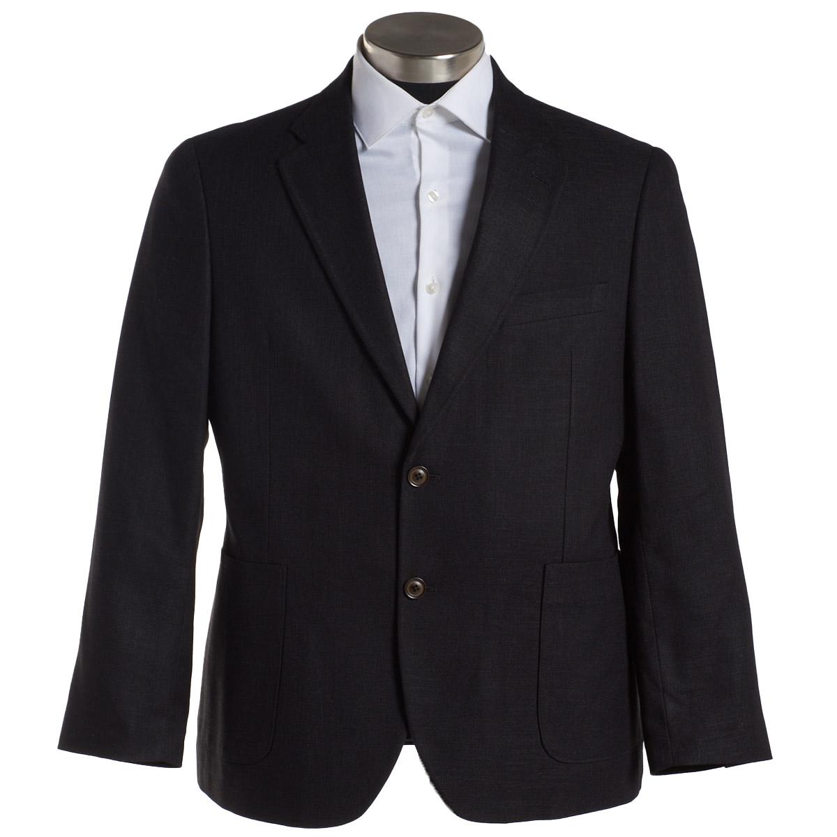 Click here for Mens Nautica Structure Weave Sport Coat - Black prices