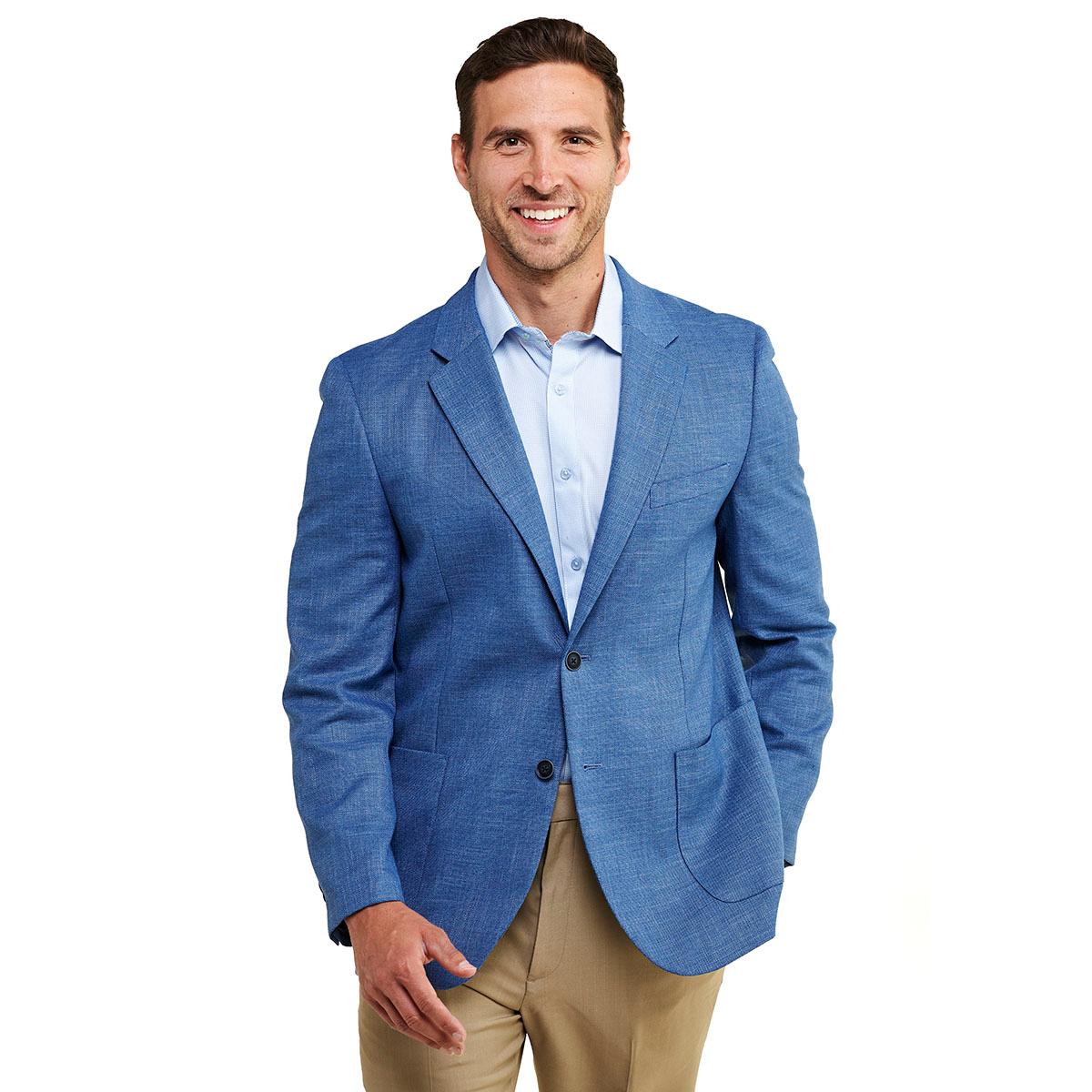 Click here for Mens Nautica Stretch Textured Weave Sport Coat prices