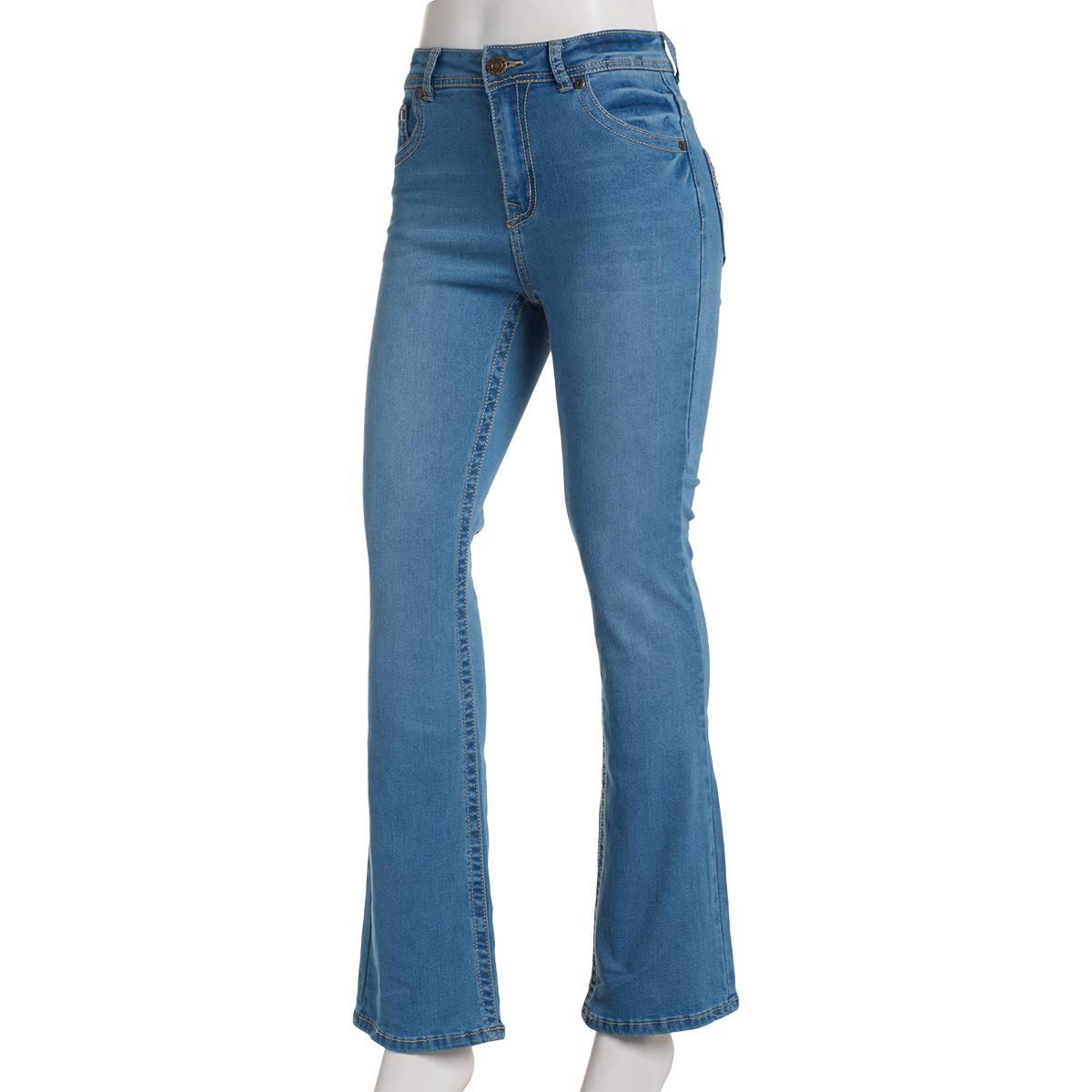 Click here for Juniors Gogo Jeans Mid Rise Bootcut Rhinestone Poc... prices