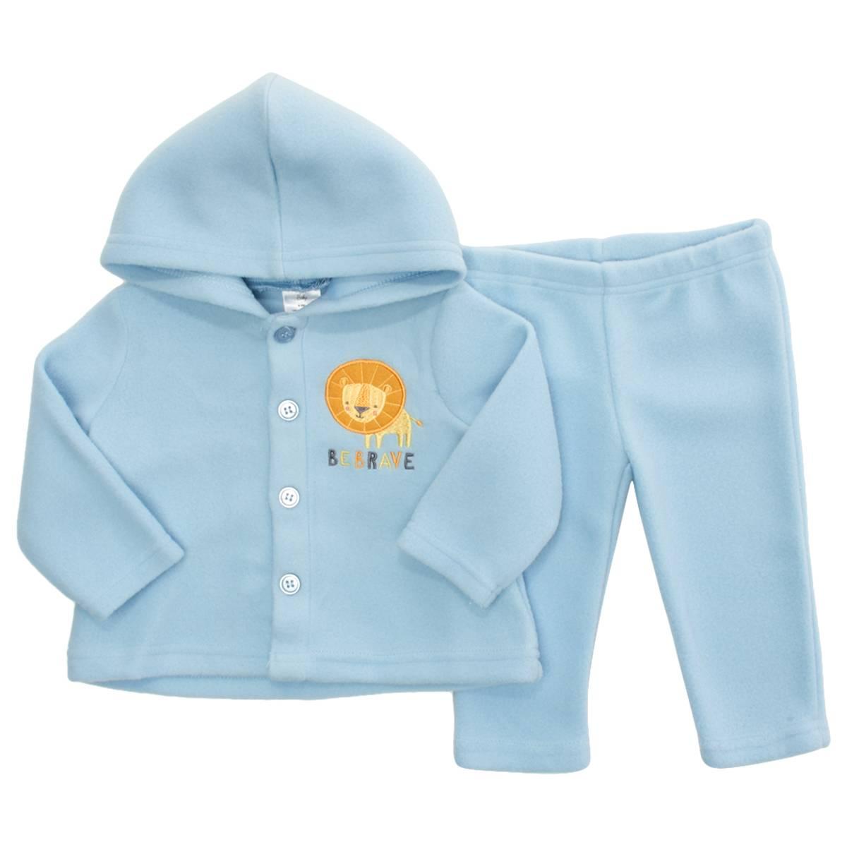 Click here for Baby Boy (NB-9M) Stylish Baby Lion Hoodie & Pant S... prices