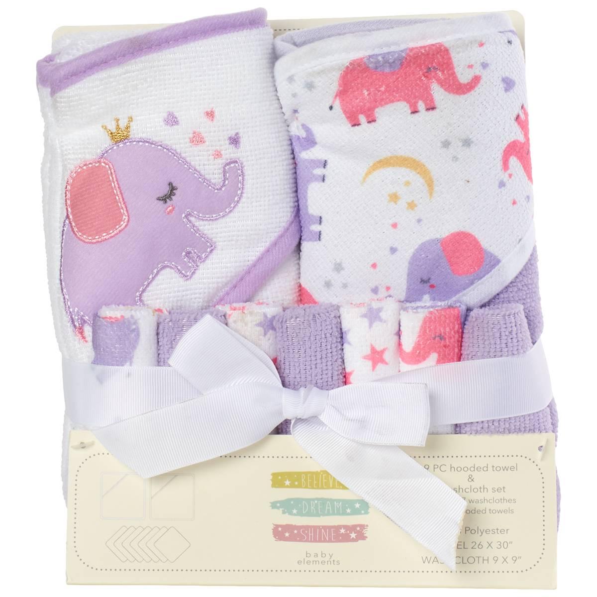 Click here for Baby Elements 9pc. Elephant Star Bath Set prices