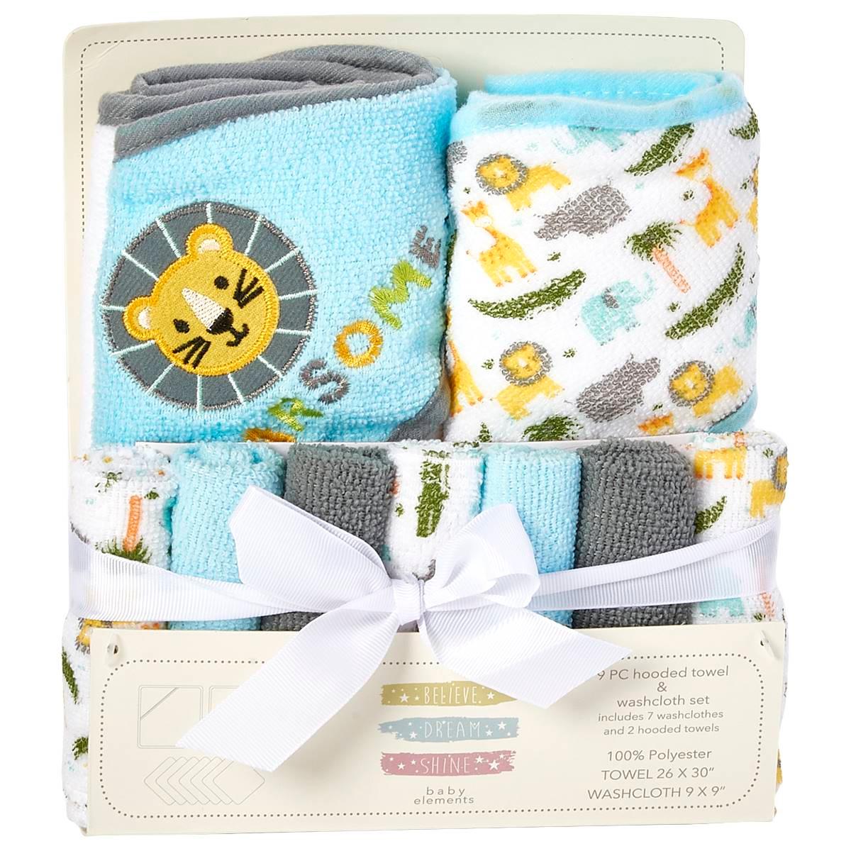 Click here for Baby Elements 9pc. Lion Safari Bath Set prices