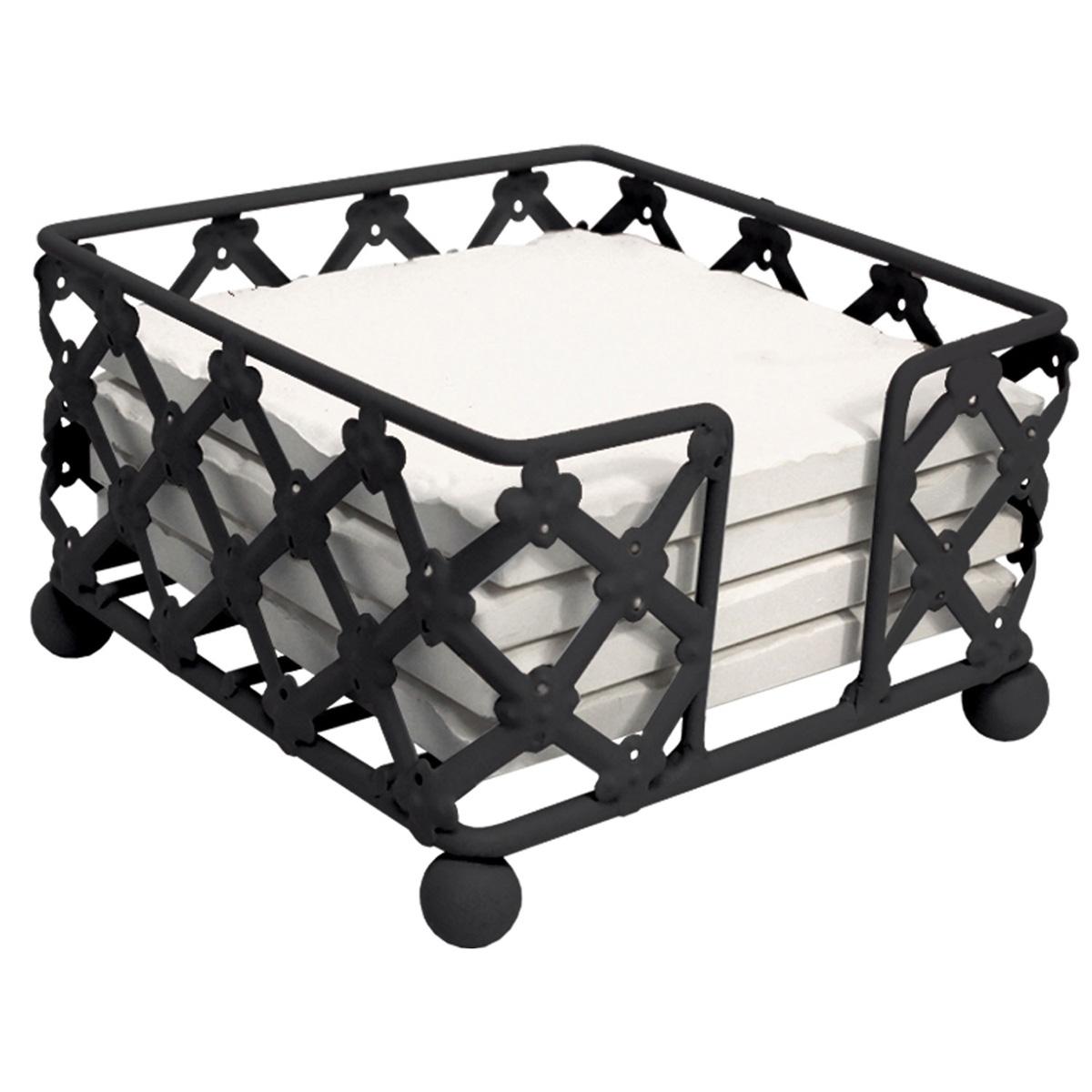 Click here for Thirstystone Black Lattice Coaster Square Holder prices