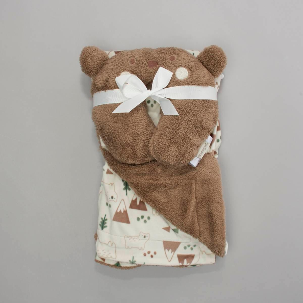Click here for dreamgro(tm) Woodland Blanket & Bear Neck Pillow prices