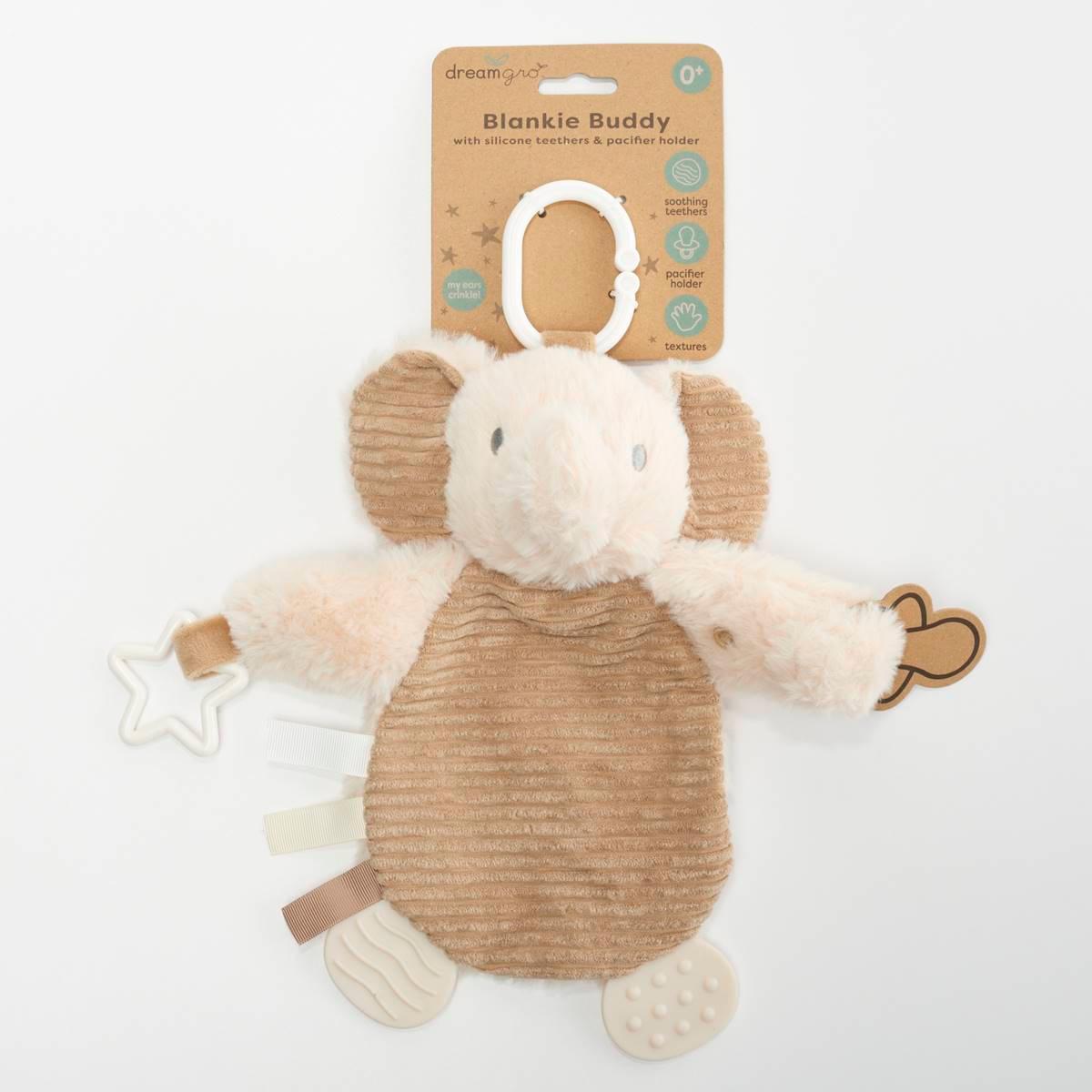 Click here for dreamgro(tm) Elephant Blankie Buddy Stroller Toy prices