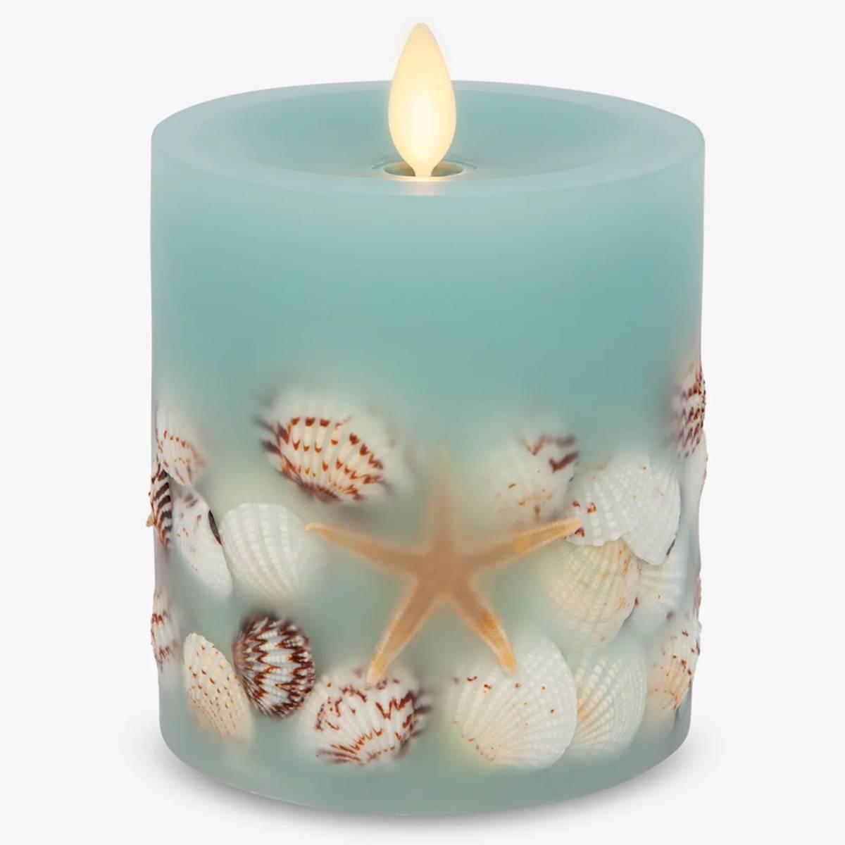 Click here for Seashell & Starfish Pillar Candle prices