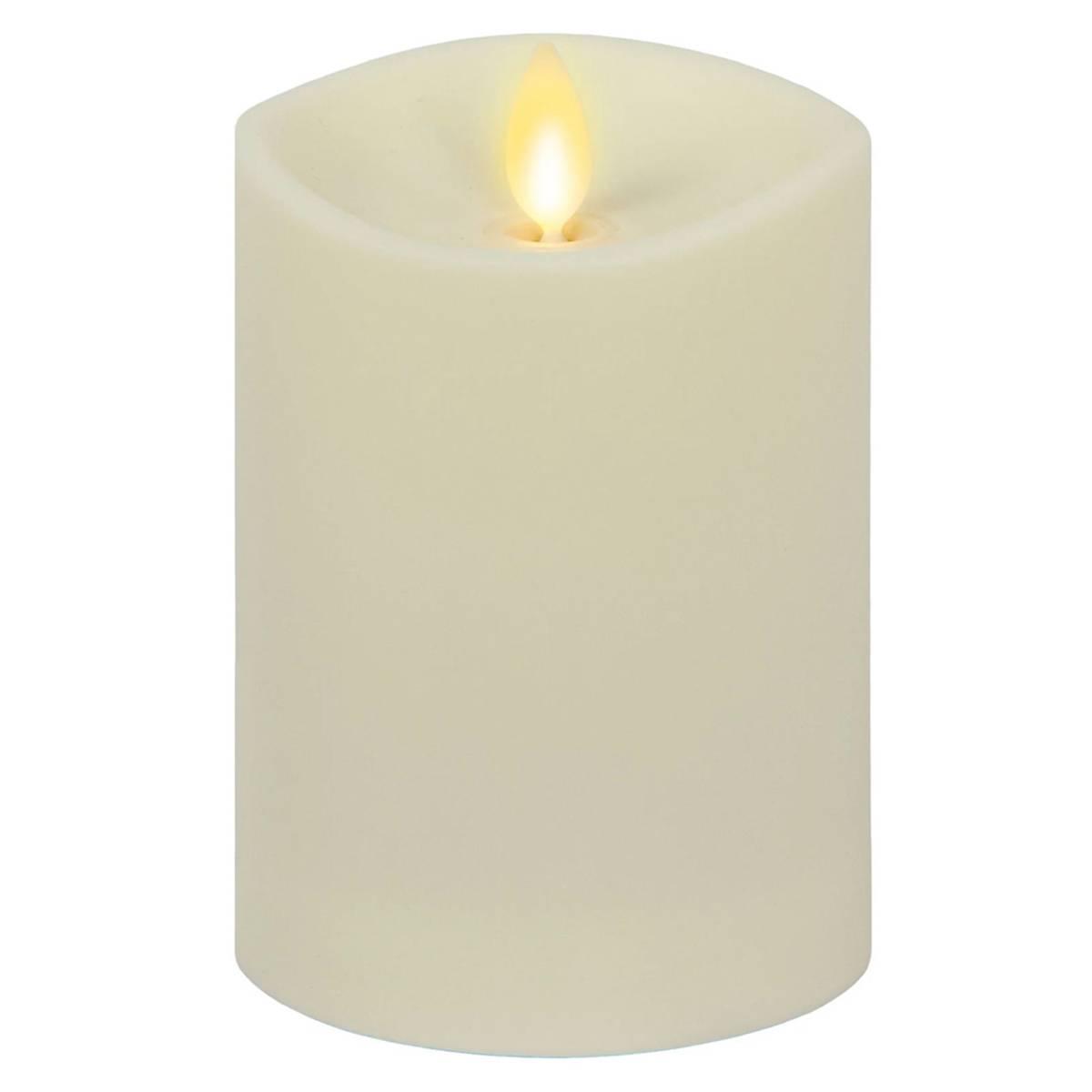 Click here for Melted Matte Moving Flame Pillar Candle-4.5in. prices
