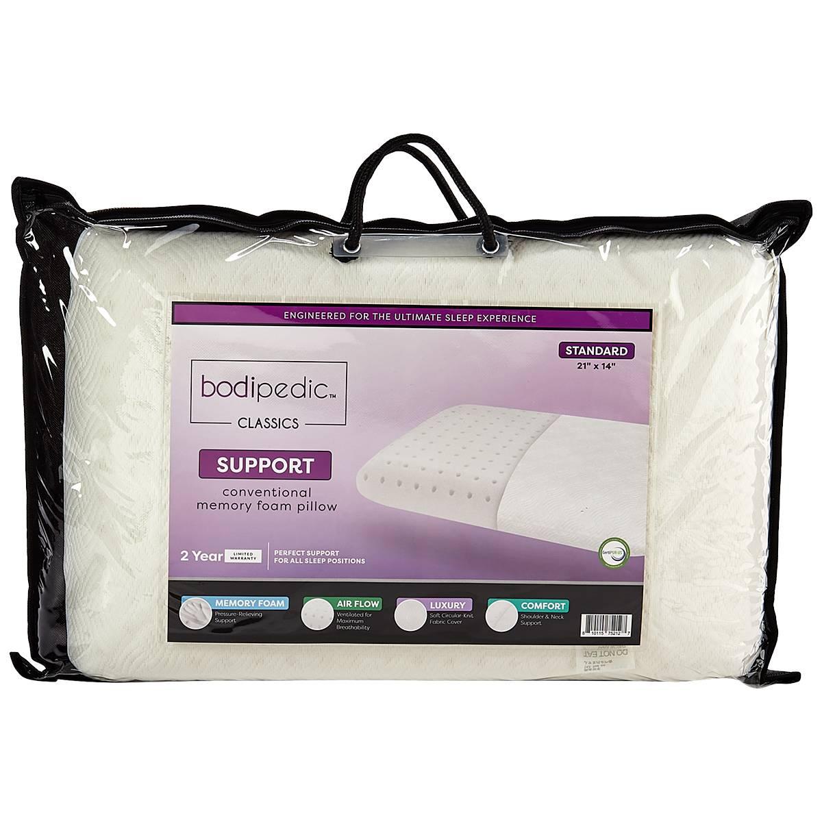 Click here for Bodipedic Memory Foam Standard Bed Pillow prices