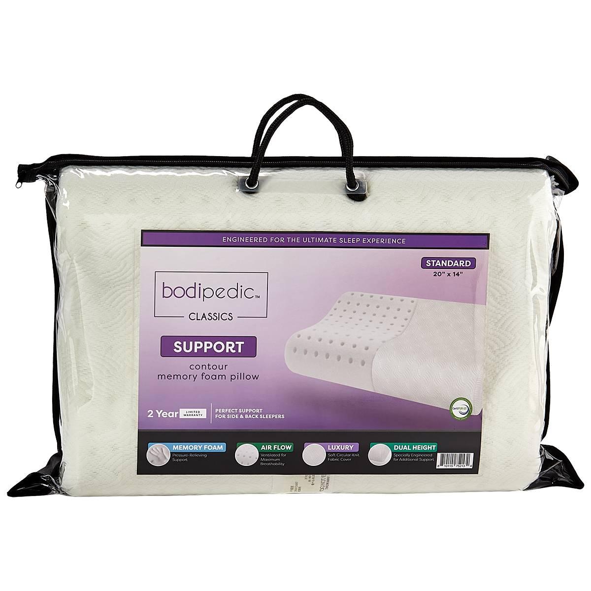 Click here for Bodipedic Memory Foam Contour Pillow prices