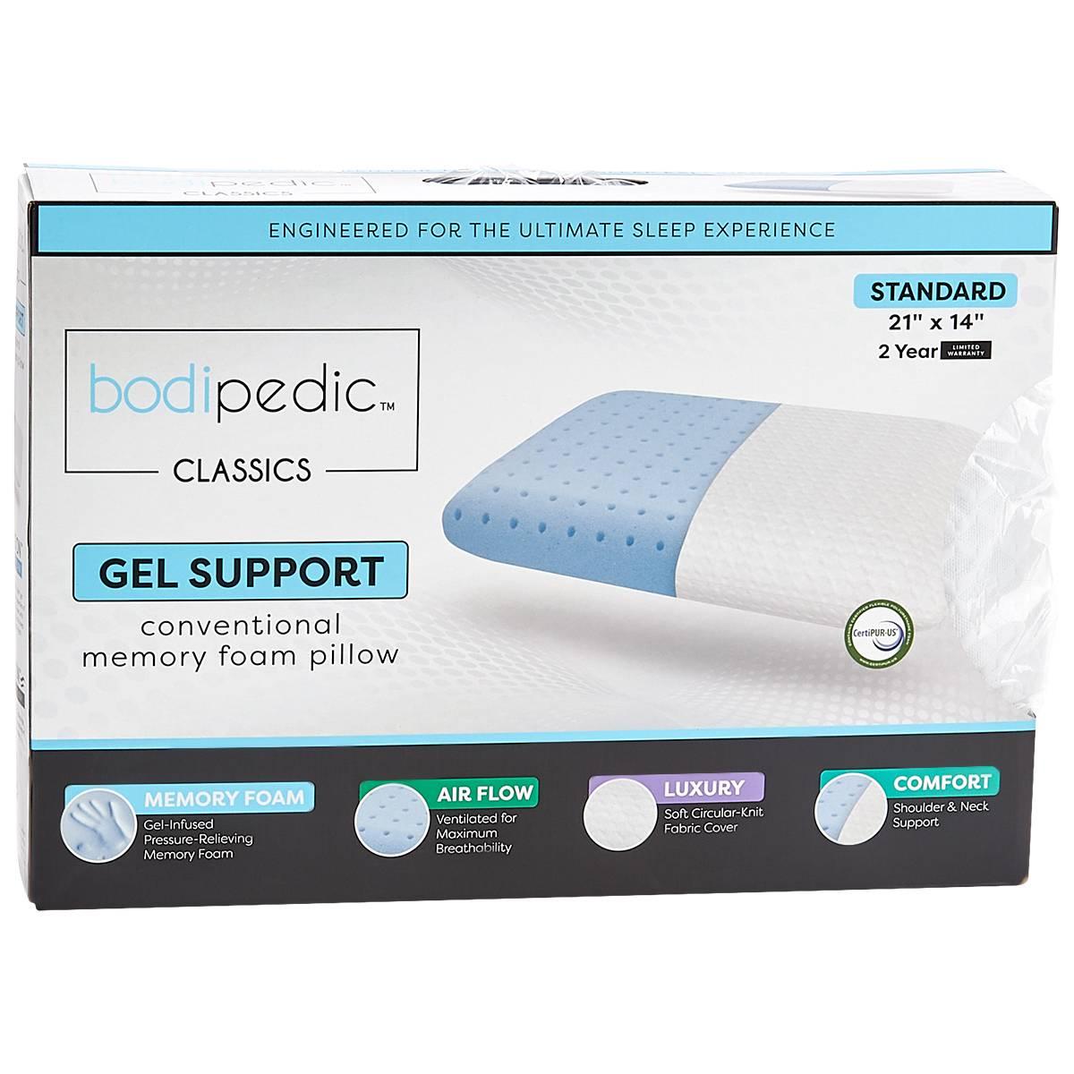 Click here for Bodipedic Memory Foam Conventional Bed Pillow prices
