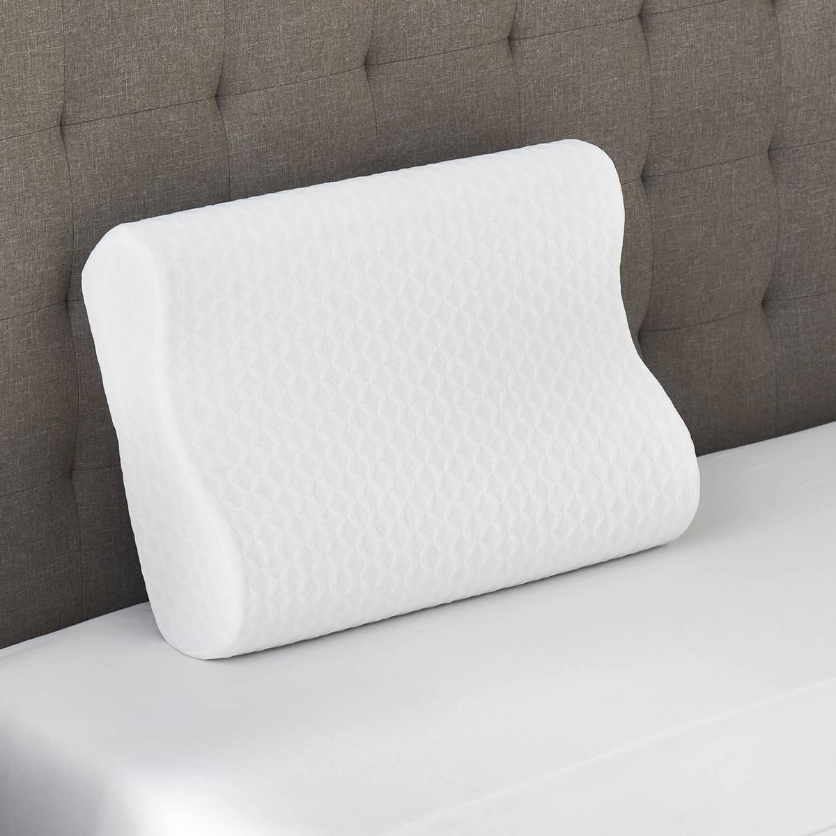 Bodipedic(tm) Gel Support Contour Memory Foam Bed Pillow