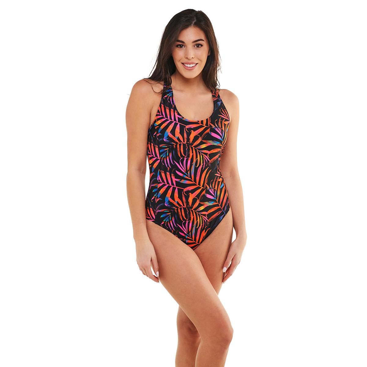 Click here for Womens Nicole Miller Studio Racer-Back One Piece S... prices