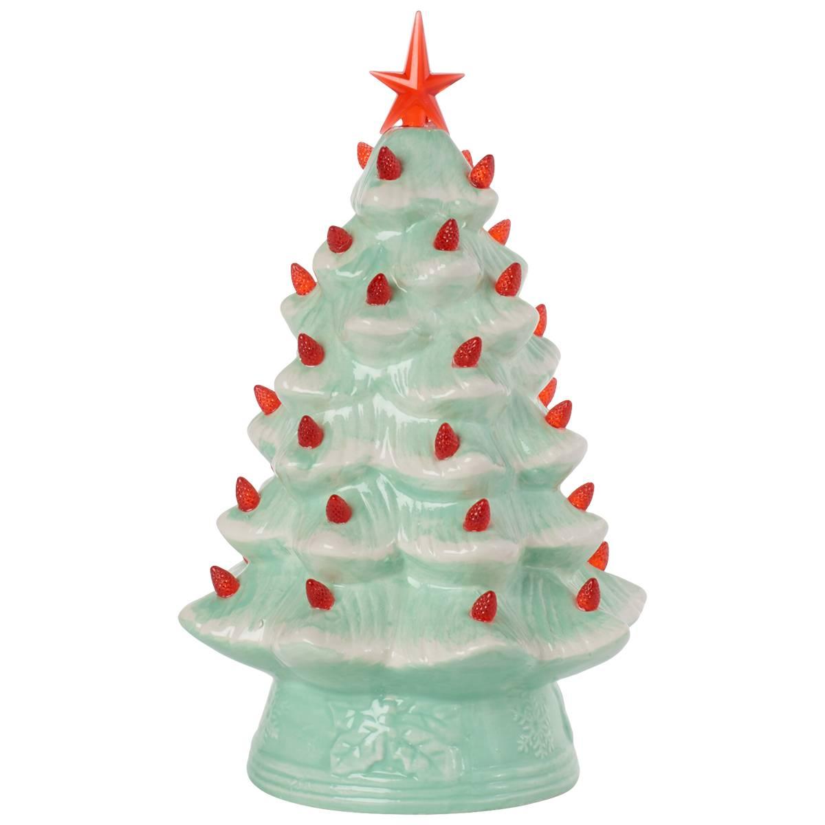Click here for Mr. Christmas 12in. LED Ceramic Nostalgic Holly Ch... prices