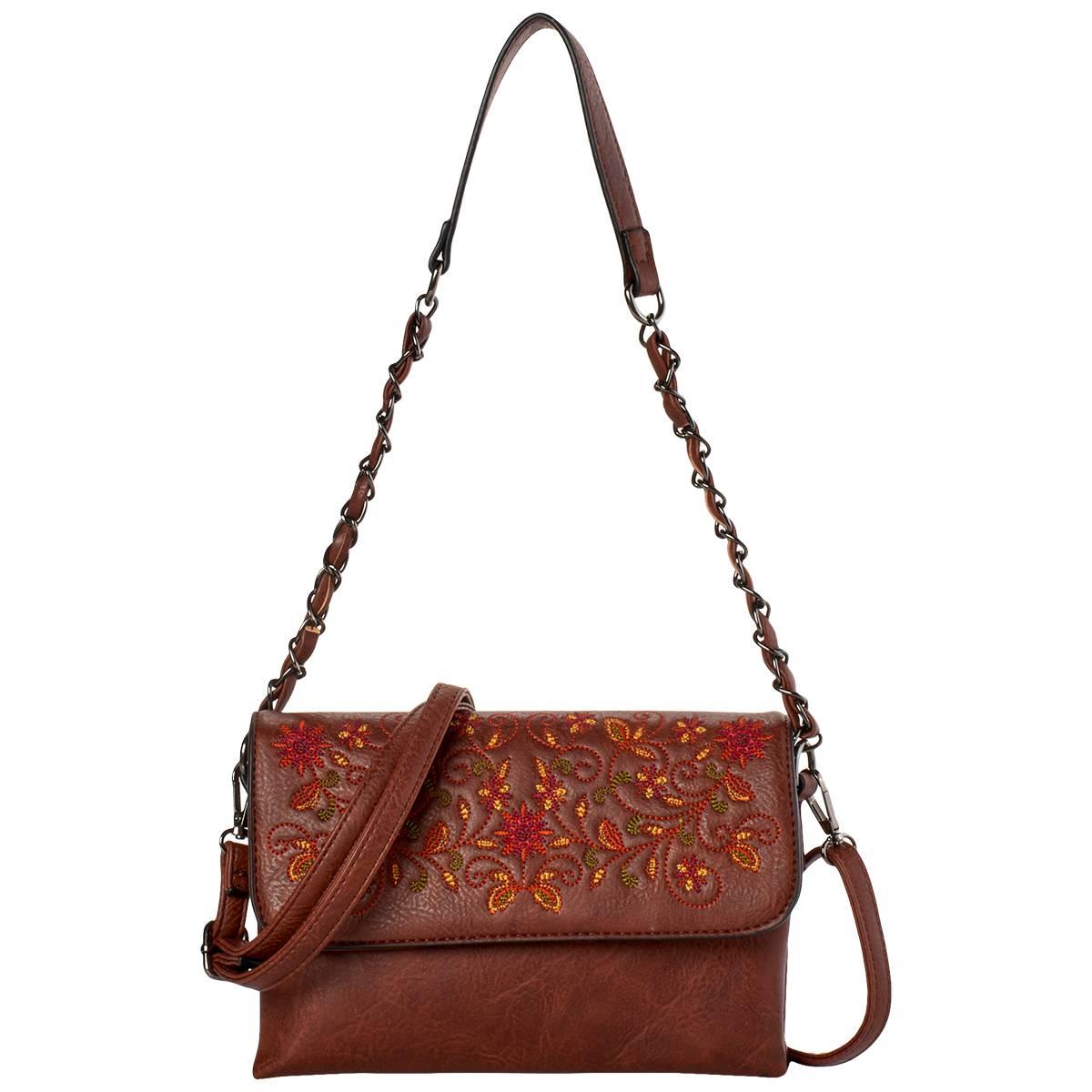 Click here for Sam & Hadley Embroidery Flap Crossbody prices