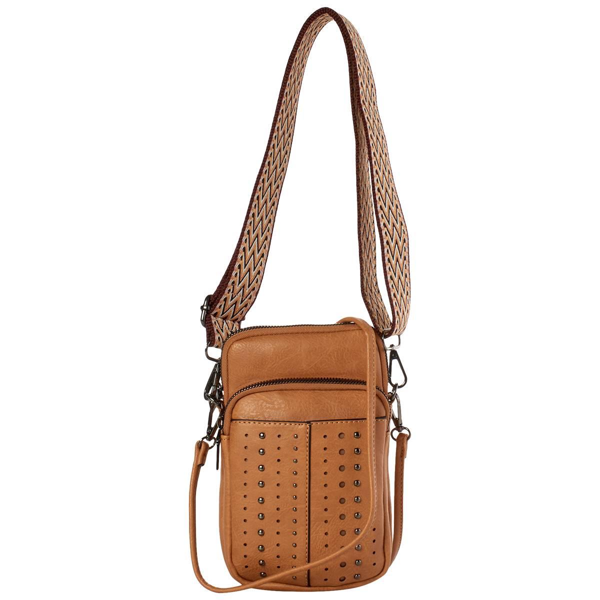 Click here for Sam & Hadley Stud/Laser Cut Crossbody Handbag prices