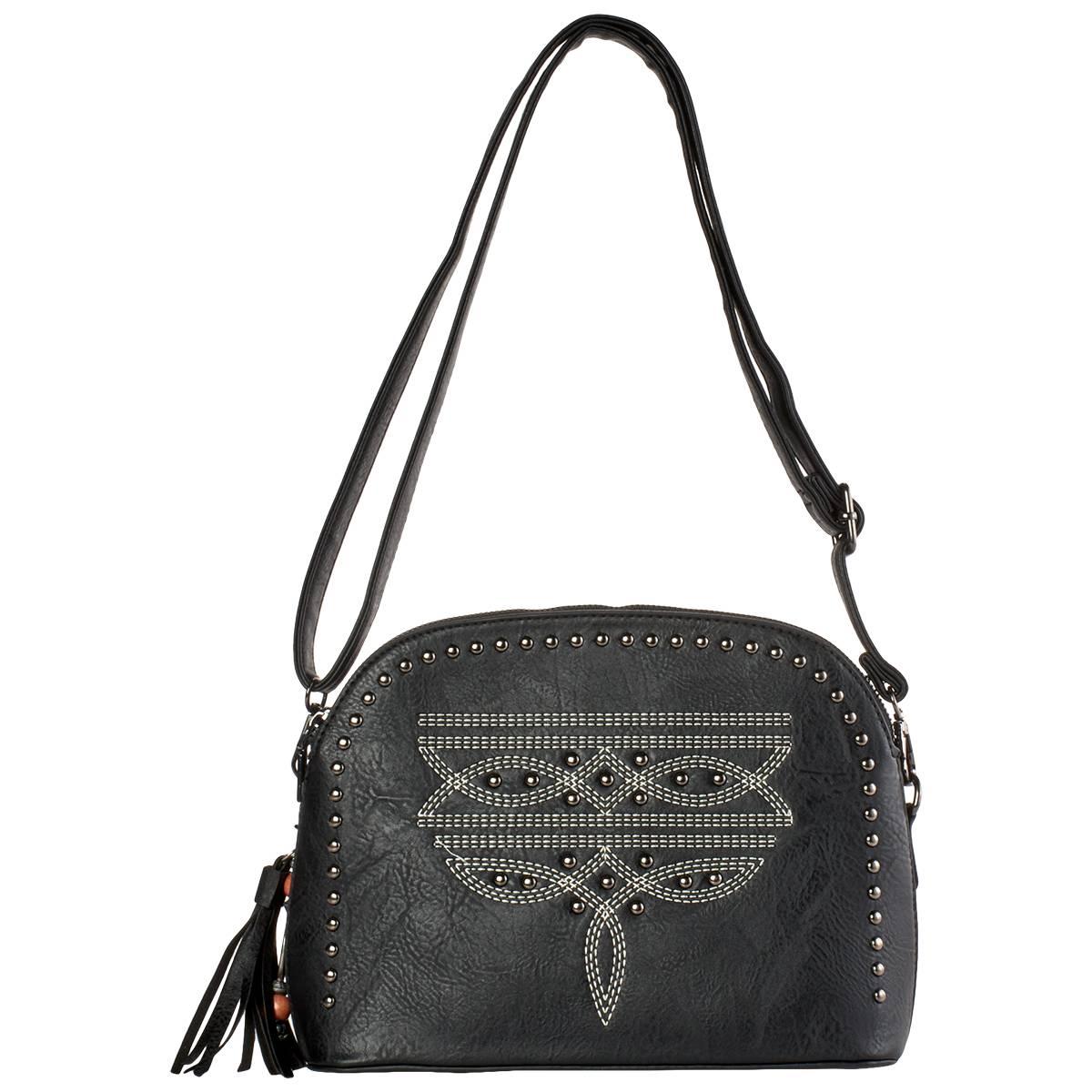 Click here for Sam & Hadley Stud Triple Entry Dome Crossbody prices