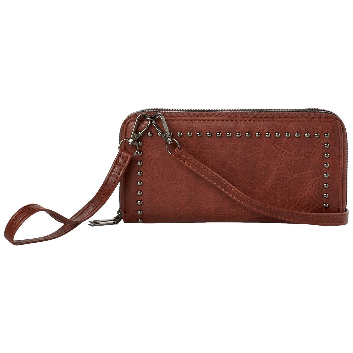 Click here for Womens Sam & Hadley Crossbody Wallet with Studs prices
