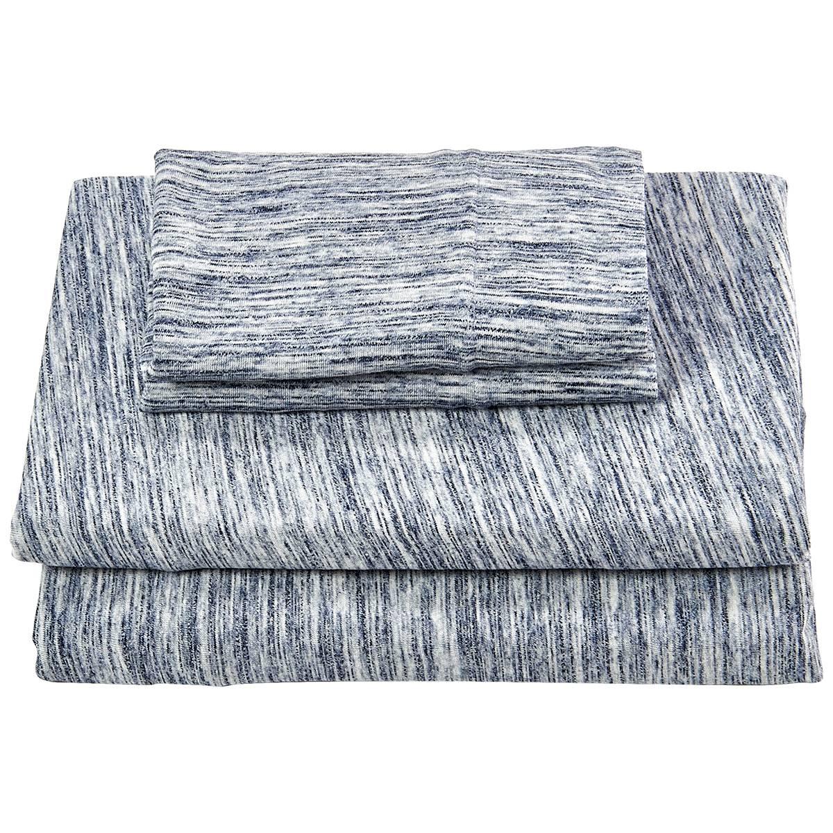Click here for Brielle Home Cotton Jersey Sheet Set - Marled prices