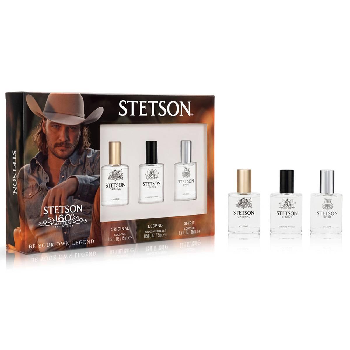 Click here for Stetson(R) Cologne Travel Trio Gift Set prices