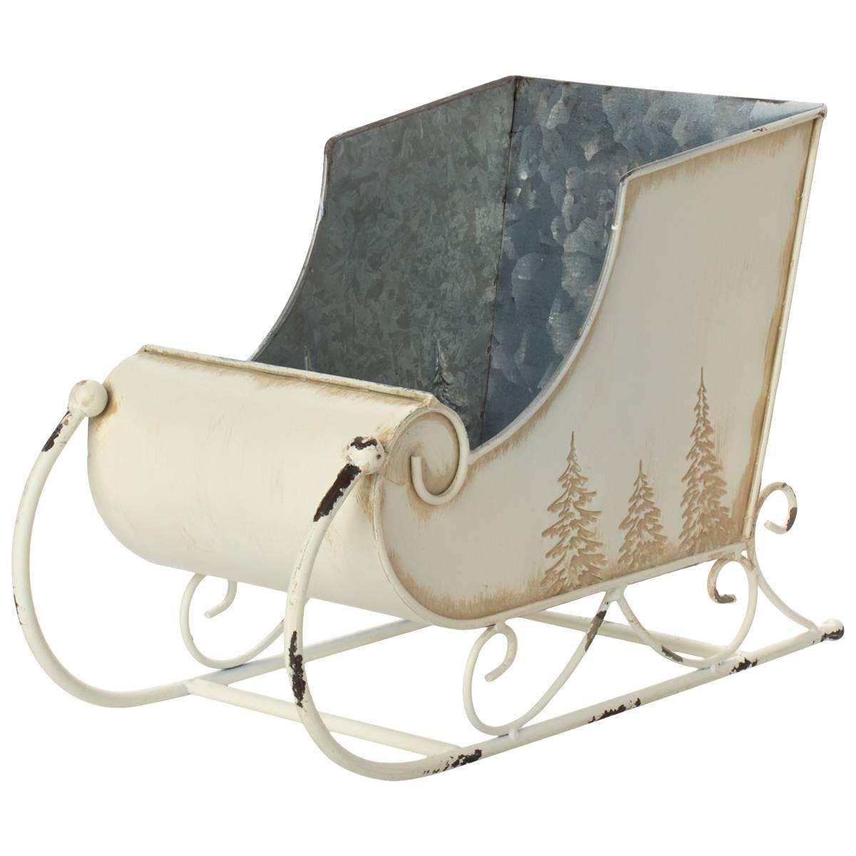 Click here for Small Distressed Metal Sleigh prices