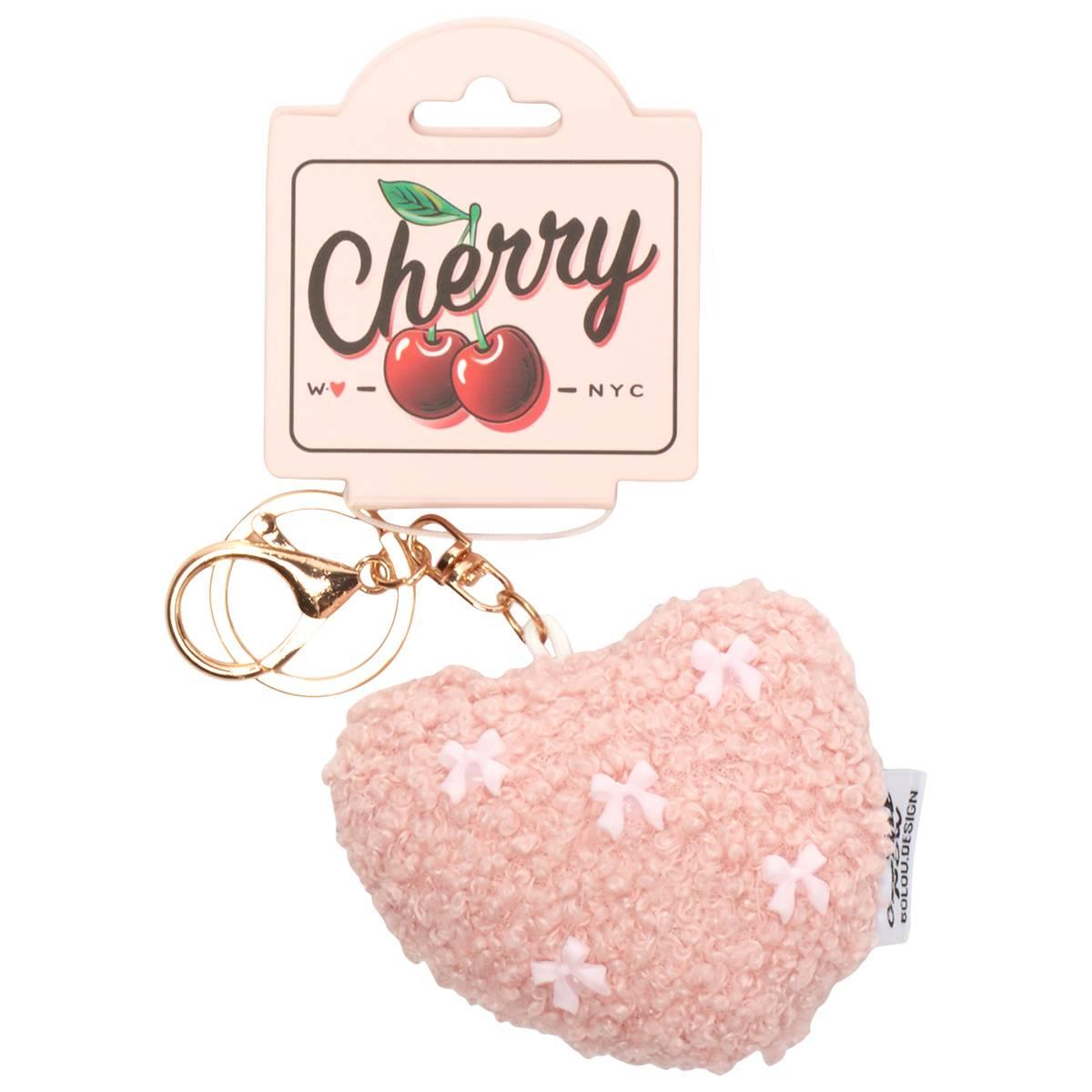 Click here for Womens DS Fashion Shearling Heart with Bows Bag Ch... prices