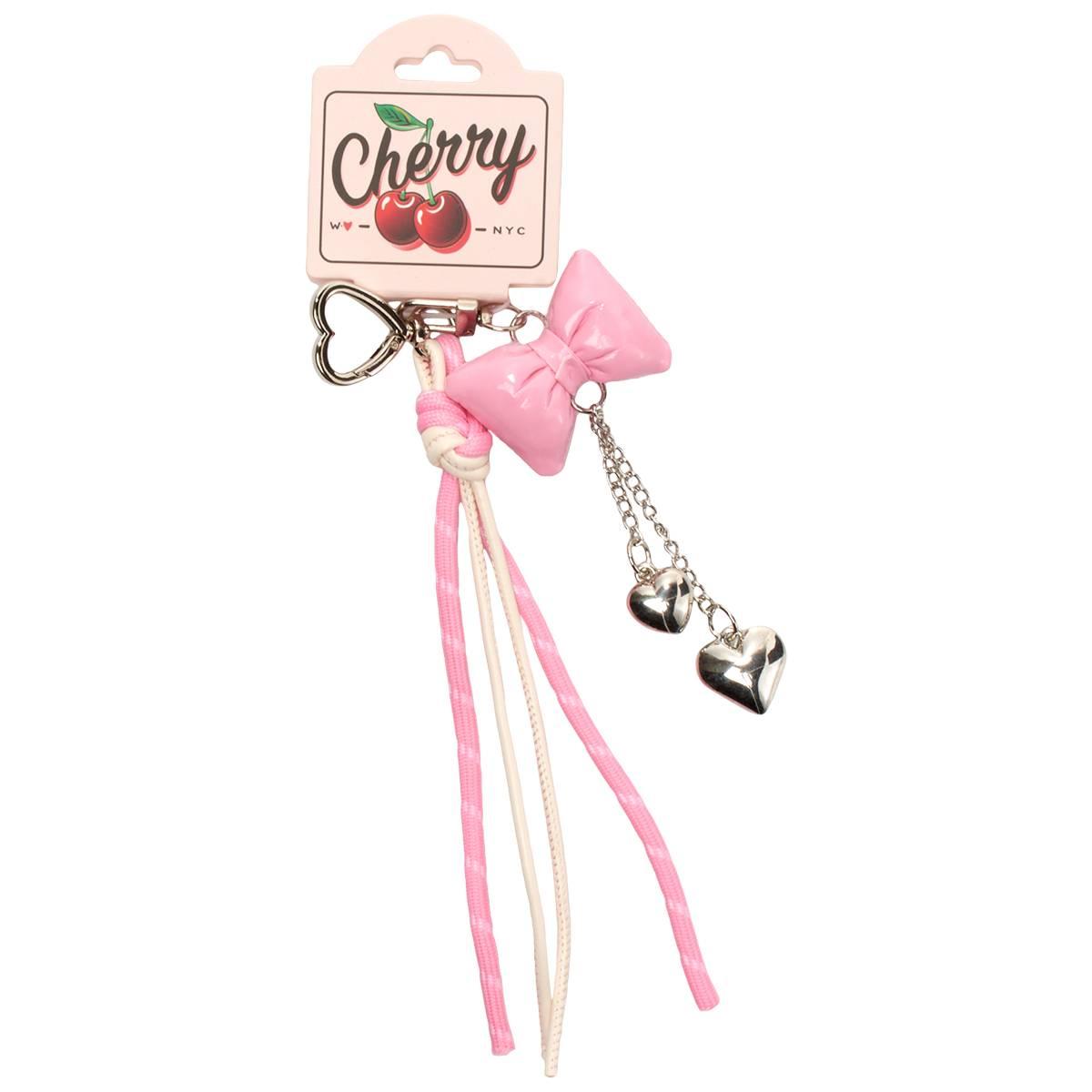 Click here for Womens DS Fashion Bow with Hearts Bag Charm prices