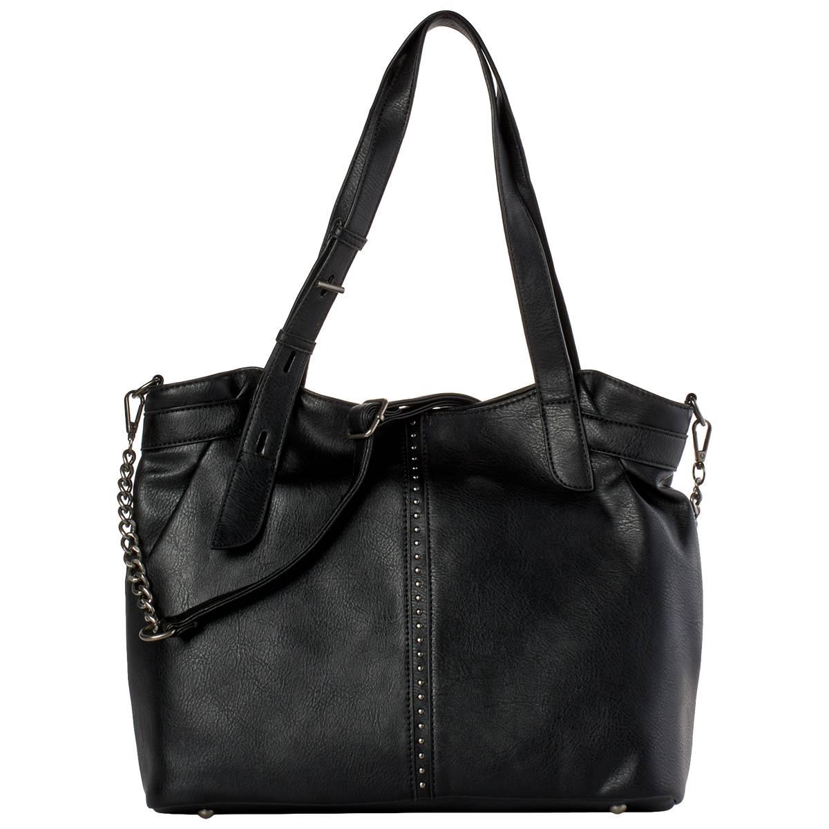 Click here for DS Fashion Double Handle Stud North/South Tote prices