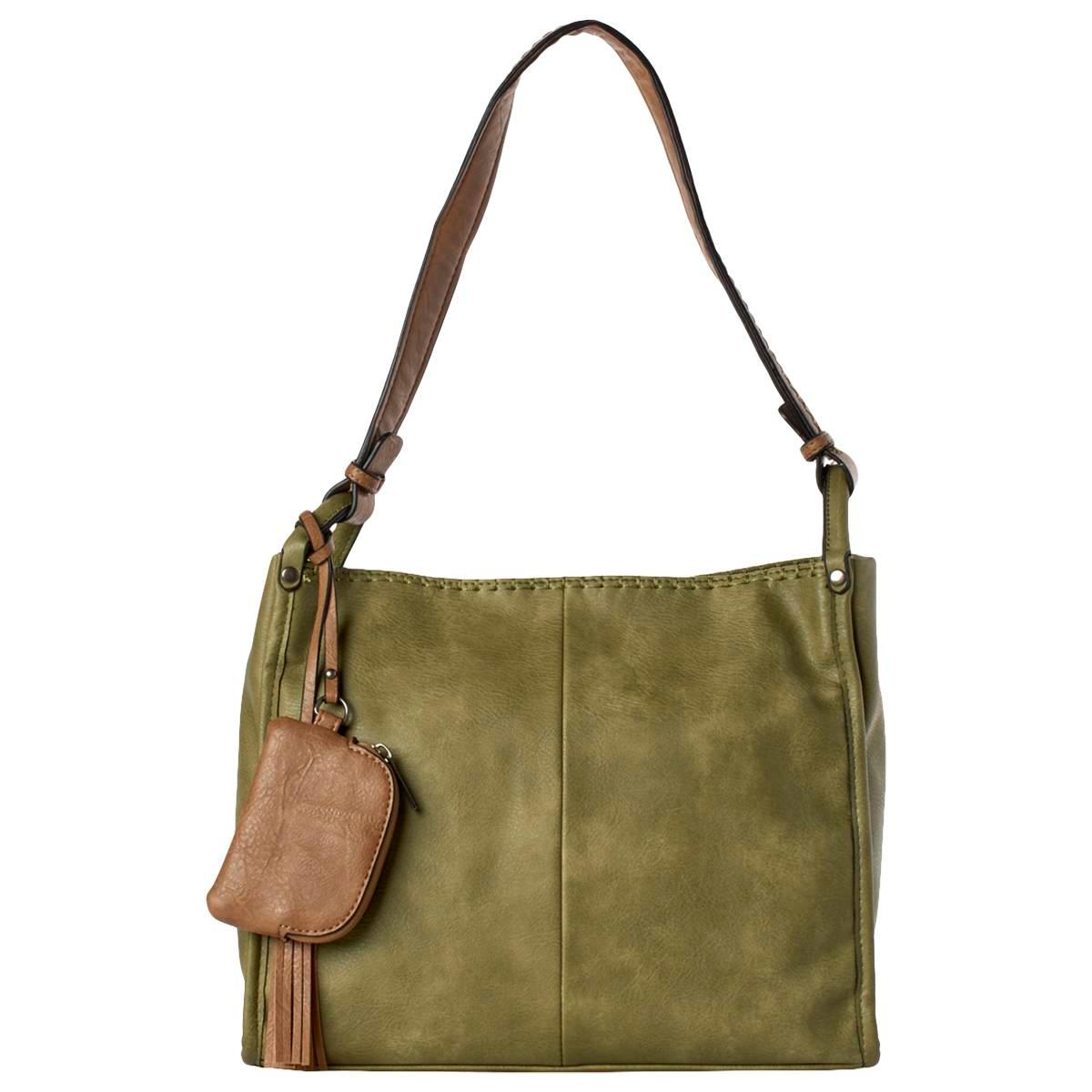 Click here for DS Fashion Slouchy Crossbody Hobo w/ Coin Purse prices