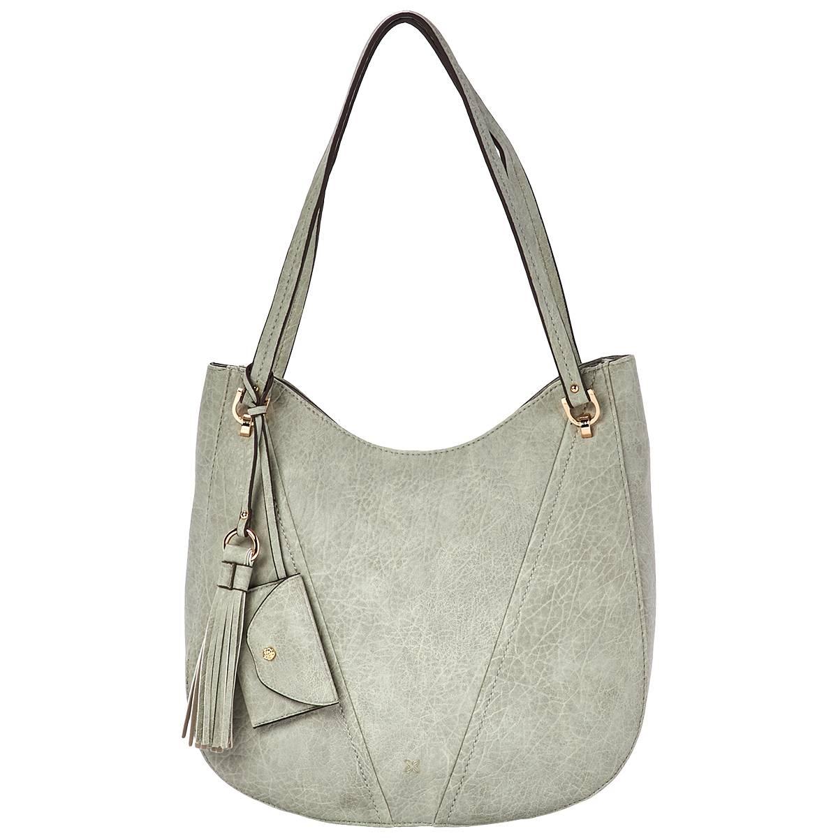 Click here for DS Fashion Slouchy North/South Hobo with Hangoff H... prices