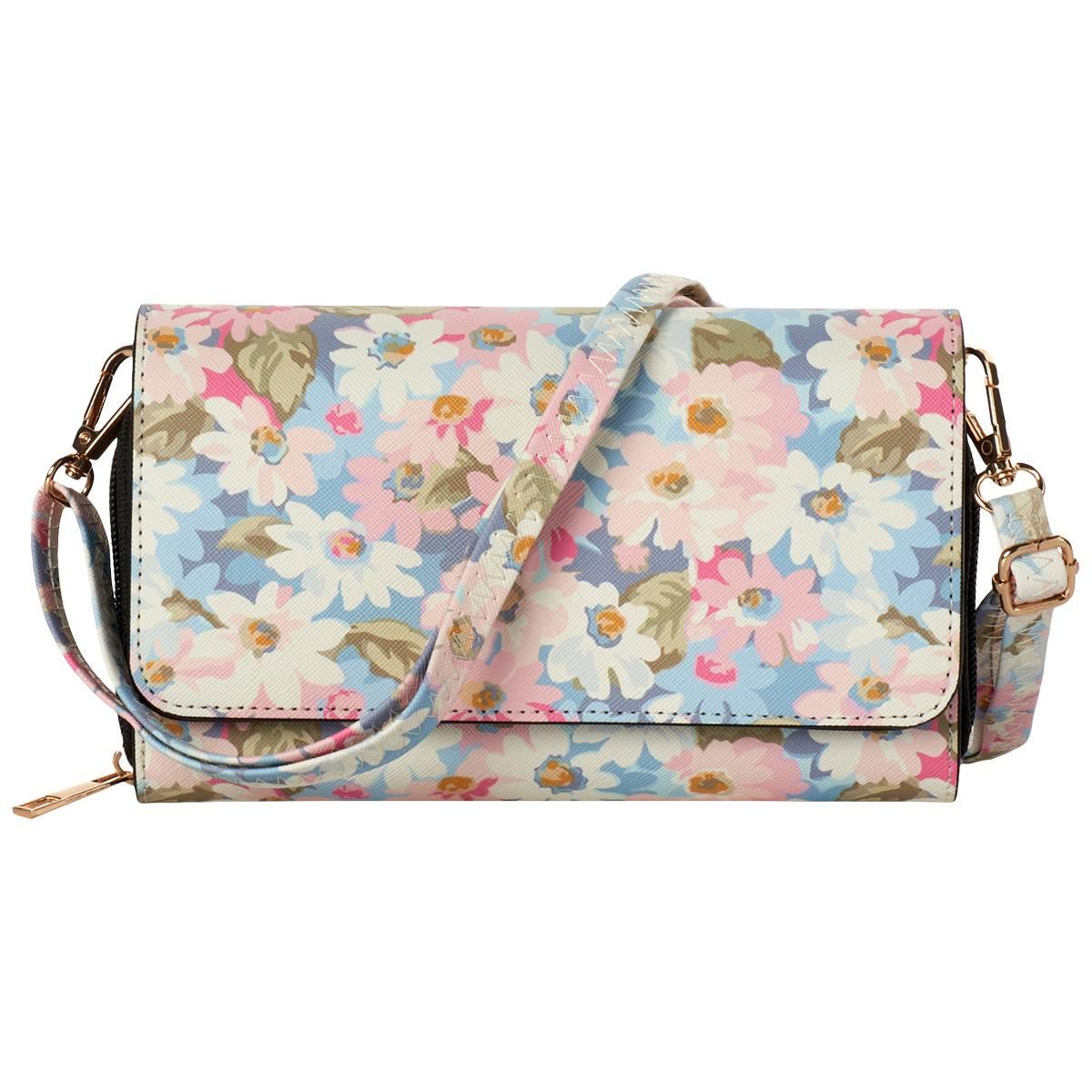 Click here for Womens DS Fashion East/West Crossbody Wallet w/ Te... prices