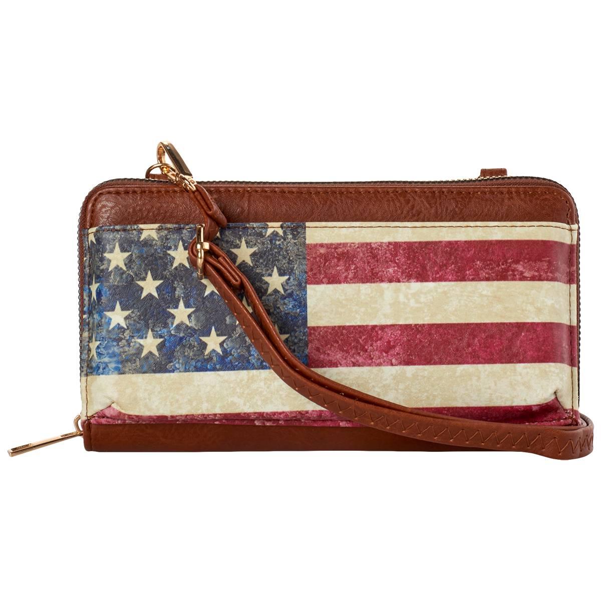 Click here for Womens DS Fashion Americana Crossbody Wallet prices