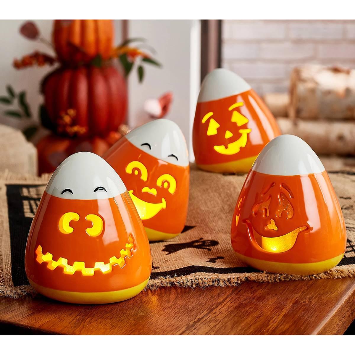 Click here for Set of 4 Mr. Halloween Candy Corn Figures prices