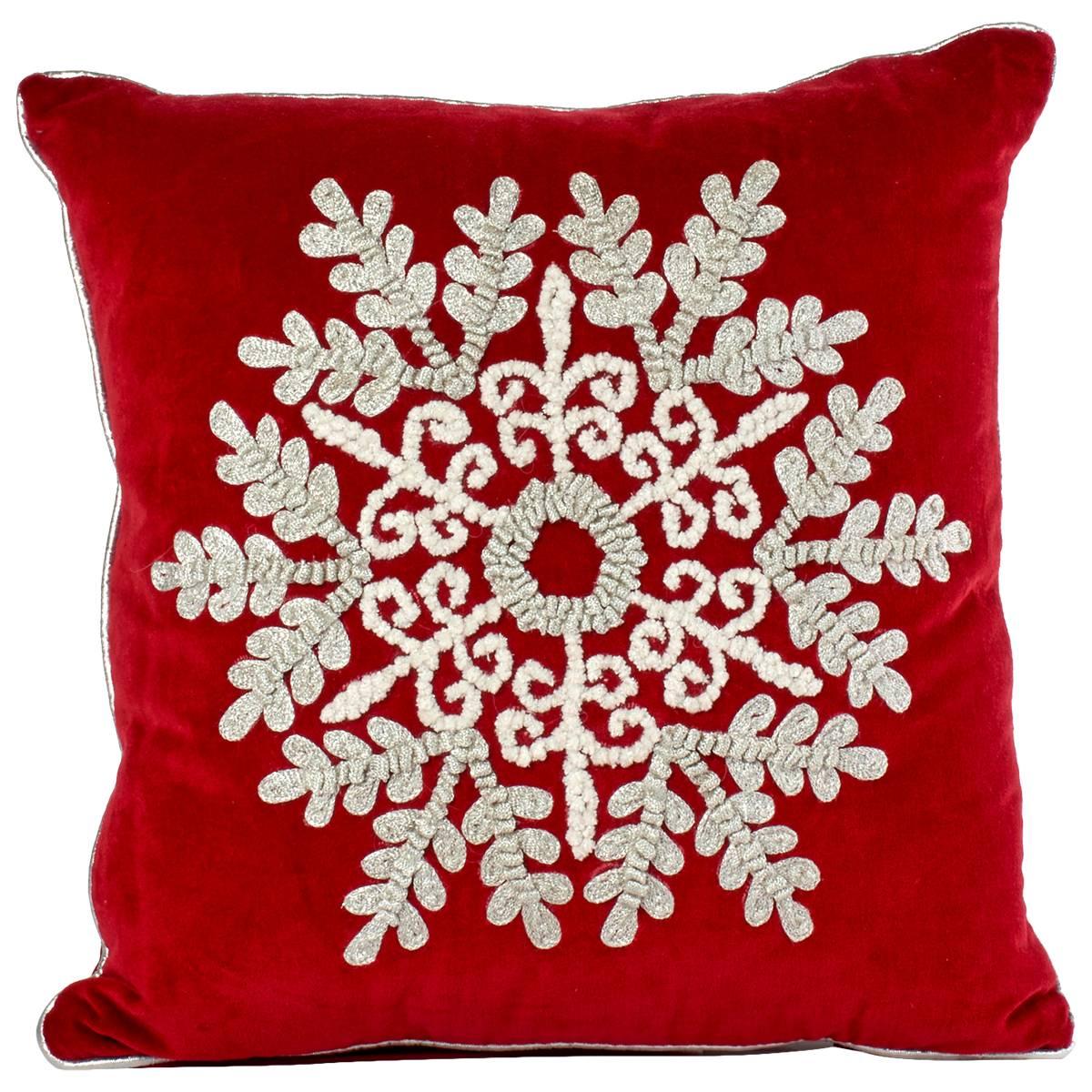 Click here for Full Snowflake Decorative Pillow - 16x16 prices