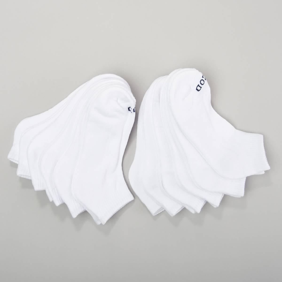 Mens IZOD(R) 12pk. Quarter Socks - Solid White