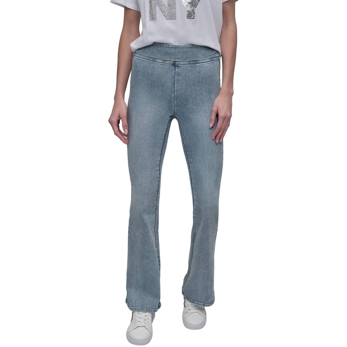 Click here for Womens DKNY Essential High Rise Pull On Flare Jegg... prices