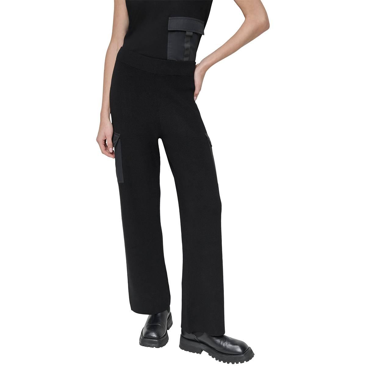 Click here for Womens DKNY High Rise Pull On Knit Cargo Pants prices