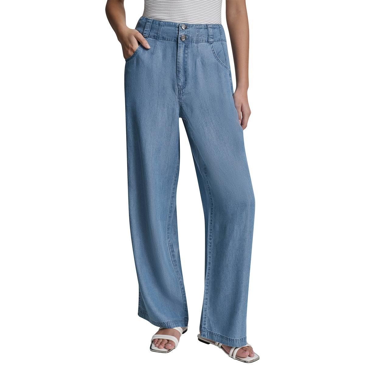 Click here for Womens DKNY High Waist Wide Leg Jeans prices