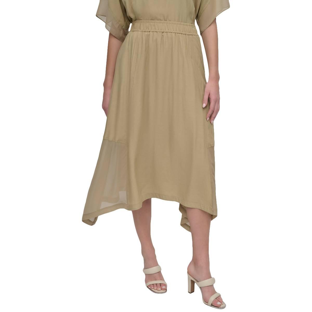 Click here for Womens DKNY Silky Handkerchief Hem Skirt prices