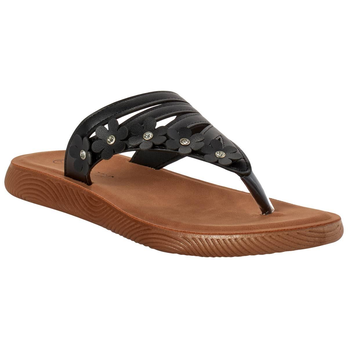 Click here for Womens Ella & Joy Floral Flip Flops prices