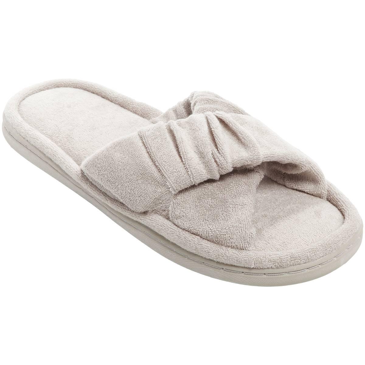 Click here for Womens Ella & Joy Ruched Terry Slide Slippers prices