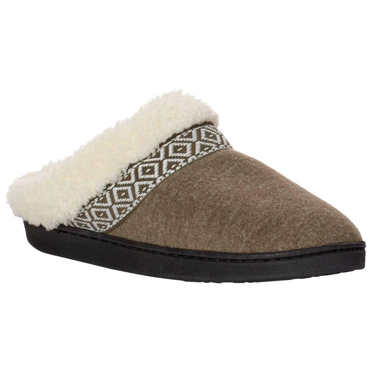 Click here for Womens Nanette Lepore Heather Knit Hoodback Slippe... prices