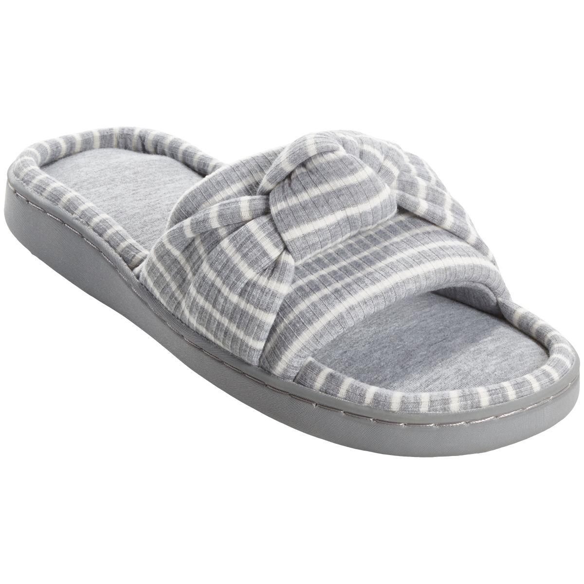 Click here for Womens Ella & Joy Stripe Knot Slide Slippers prices